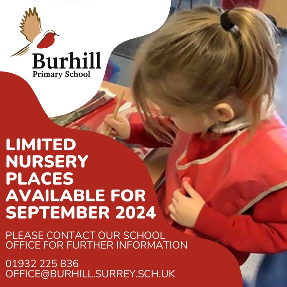 Limited Nursery Places Available for September 2024! - Announcements ...